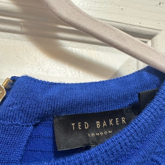 Ted Baker | Dresses | Ted Baker Cobalt Blue Skater Dress | Poshmark